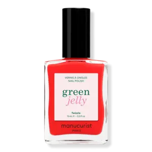MANUCURIST Green Jelly Nail Polish, Quick Dry, Non-toxic Nail Polish With Gel-like Finish - Twizzle