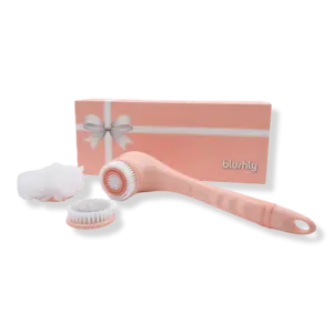 BLUSHLY Cleansing & Exfoliating Body Brush With Heads-solid Edition - Peach