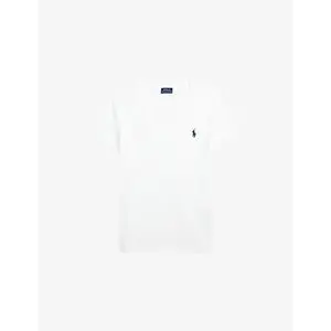 Polo Ralph Lauren Embroidered Cotton T-shirt - White