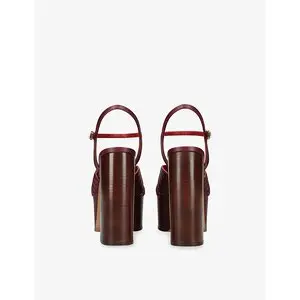 Valentino Garavani Leather Platform Sandals