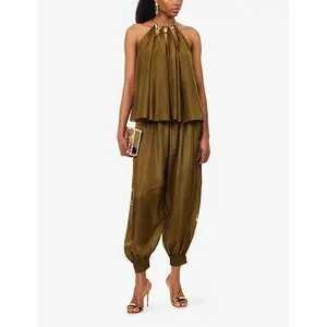 Zimmermann Mahon Silk Harem Trousers