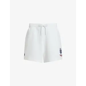 Polo Ralph Lauren X Wimbledon Cotton-jersey Sweat Shorts - White