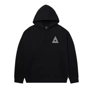 HUF Triple Triangle Po Hoodie /white - Black