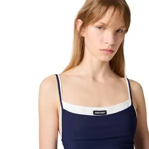 Miu Miu Stretch Jersey Midi-dress