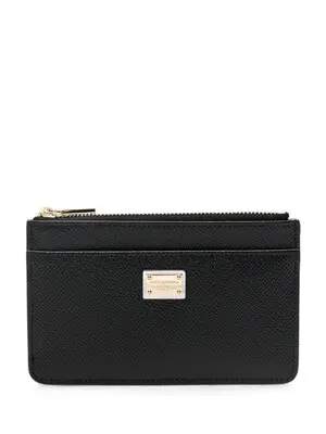Dolce & Gabbana Calf Leather Cardholder - Black