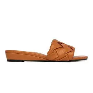 STEFFIE'S Steffie's Glide Sandal - Braided Suede Wedge Slides