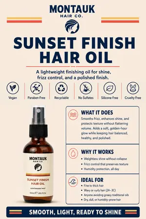 MONTAUK HAIR CO Sunset Finish Hair Oil