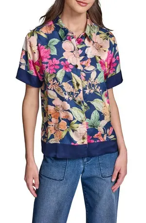 Karl Lagerfeld Paris Floral Shirts For Women