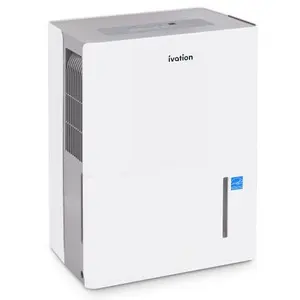 IVATION Energy Star Dehumidifier With Hose Connector - White