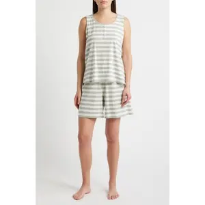 Eileen Fisher Stripe Short Pajamas