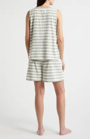 Eileen Fisher Stripe Short Pajamas