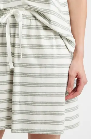 Eileen Fisher Stripe Short Pajamas