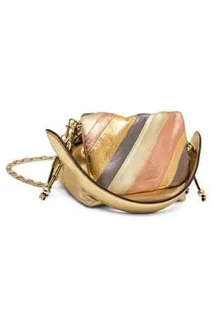 AIMEE Small Lennon Convertible Crossbody Bag - Metallic Stripe