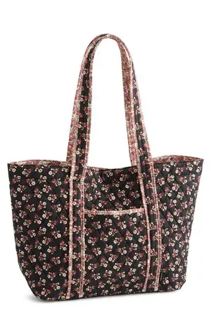 VERA BRADLEY Hathaway Ditsy Floral Quilted Reversible Tote - Melissa Ditsy