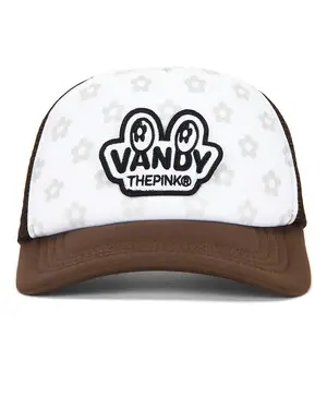 VANDYTHEPINK Eye Logo Patch Trucker Hat