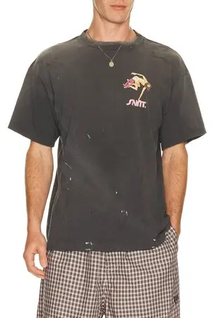 SAINT MXXXXXX Skate Short Sleeve Tee - Black