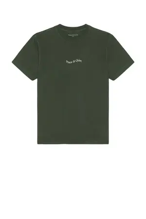 MUSEUM OF PEACE & QUIET Wordmark T-shirt - Forest