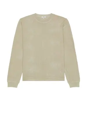 AGOLDE Long Sleeve Asha Shirt In Green