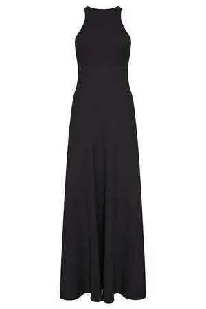 Gabriela Hearst Siren Knit Maxi Dress In Merino Wool - Black