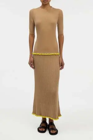 Gabriela Hearst Mireya Knit Top In Silk Cashmere
