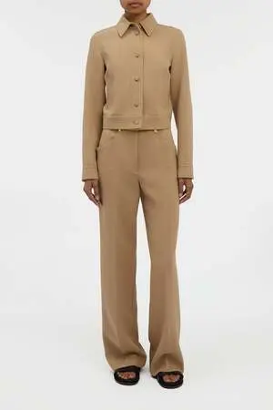 Gabriela Hearst Thereza Jacket In Virgin Wool Crepe