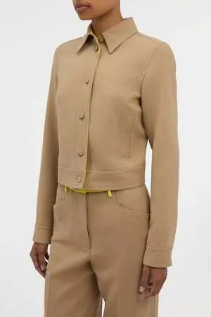 Gabriela Hearst Thereza Jacket In Virgin Wool Crepe