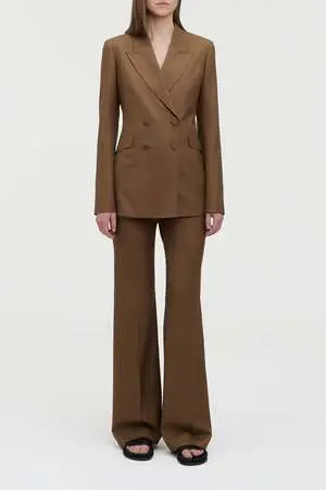 Gabriela Hearst Angela Blazer In Wool Silk