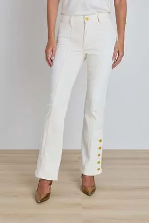 The Noli Shop Button Detailed Bottoms For Women