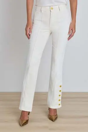 The Noli Shop Button Detailed Bottoms For Women