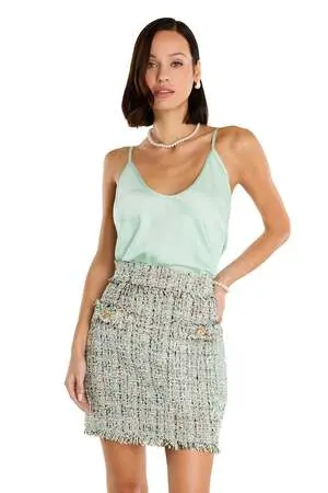 THE NOLI SHOP Lisette Tweed Skirt