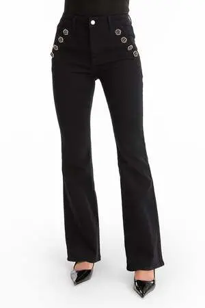 THE NOLI SHOP Allegra Rose Jean - Black