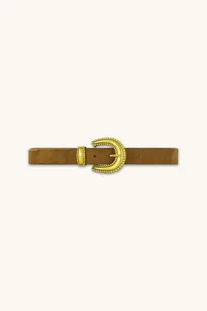THE NOLI SHOP Shelly Belt - Cognac