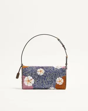 Valentino Garavani Devain Small Embroidered Shoulder Bag