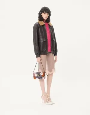 Valentino Garavani Devain Small Embroidered Shoulder Bag