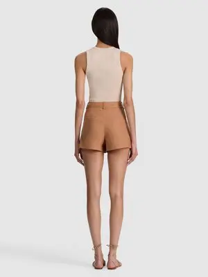 Alice + Olivia Blaire Pleated Short