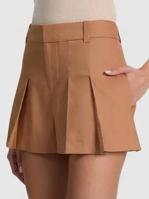 Alice + Olivia Blaire Pleated Short