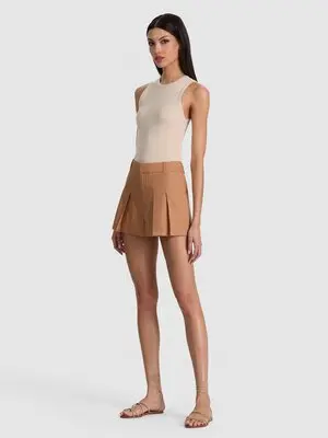 Alice + Olivia Blaire Pleated Short