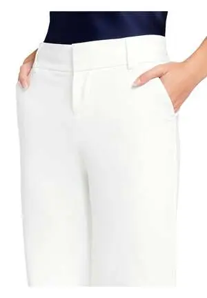 Alice + Olivia Stacey Slim Mid-rise Trousers