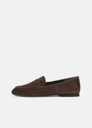 Vince Teo Suede Loafer - Cacao Brown