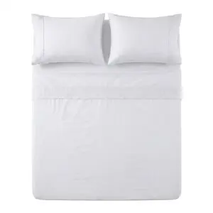 PURE PARIMA Ariane Sheet Set - White