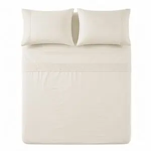 PURE PARIMA Ariane Sheet Set Ivory - Yellow