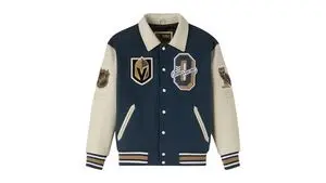 OVO X Nhl Vegas Golden Knights Varsity Jacket - Blue