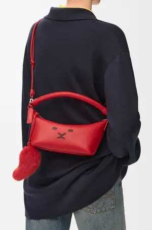 Loewe LOEWE Cala Mini Bag In Mellow Nappa Lambskin Red