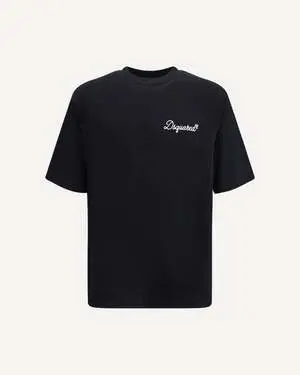 Dsquared2 Signature T-shirt Ale - Black