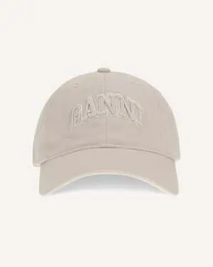 GANNI Canvas Cap With Logo