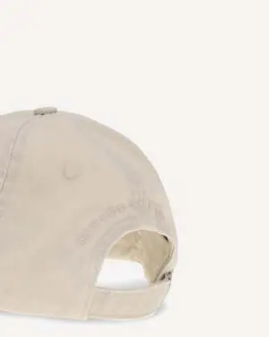 GANNI Canvas Cap With Logo