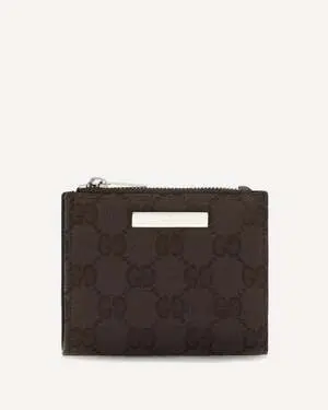 Gucci Small Wallet With Plaque - Black