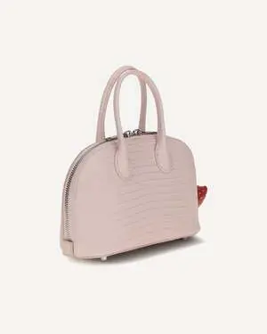SELF-PORTRAIT Embossed Leather Handbag