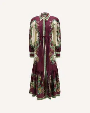 ALEMAIS Dress In Floral Print - Multicolour
