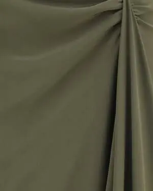 Alexander McQueen Draped Long Skirt